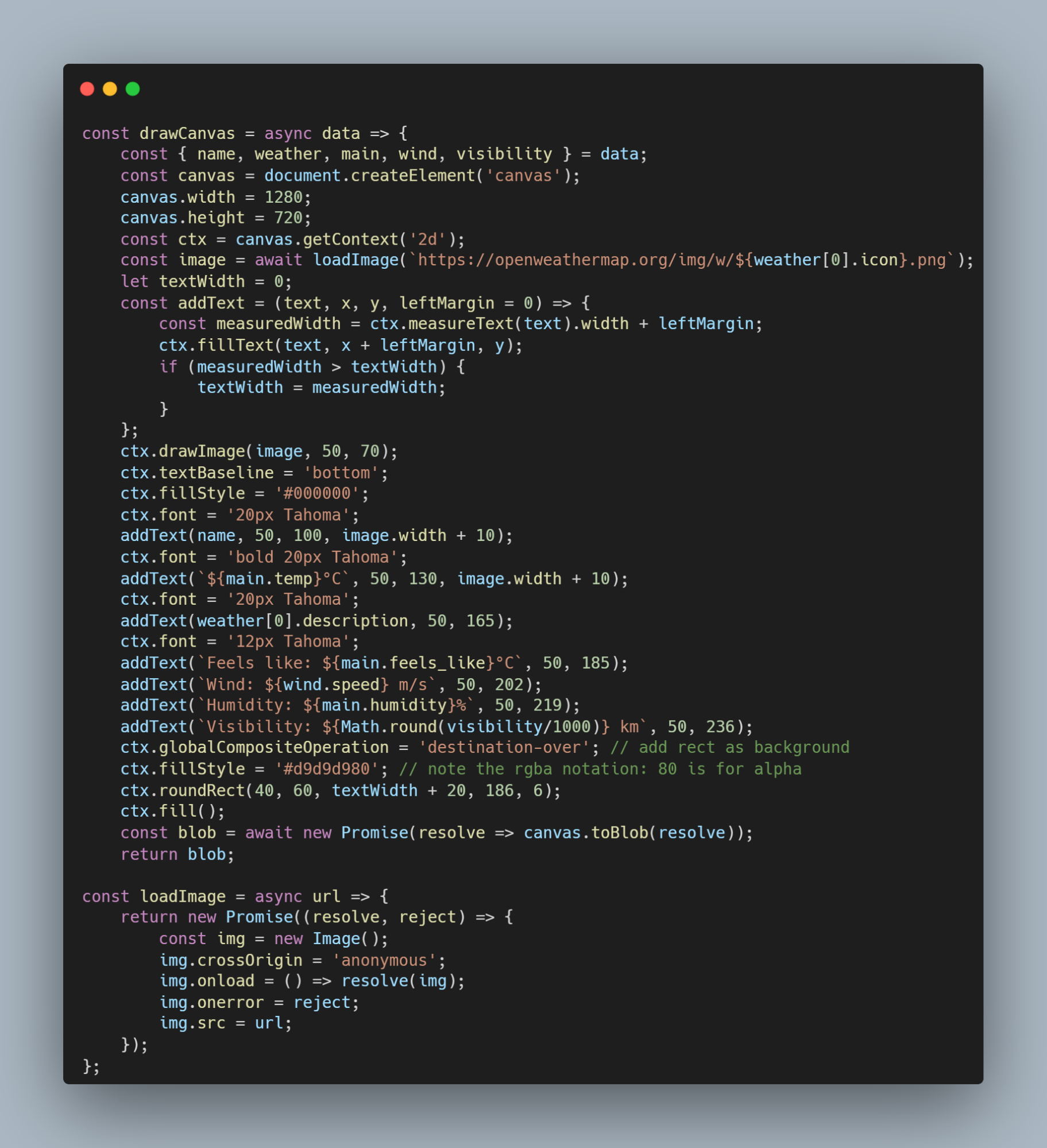 How to Add Weather Widget to an Eyeson Video Call